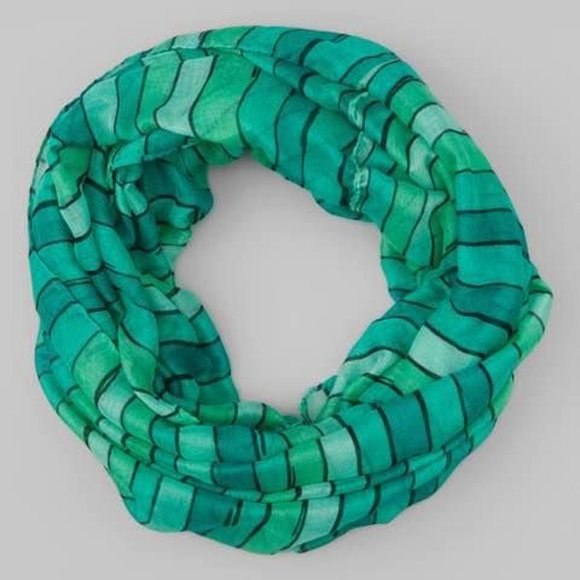 Accessories | Lightweight Green Infinity Scarf | Poshmark
